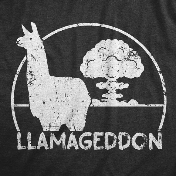 Crazy Dog T-Shirts | Shirts | Mens Llamageddon T Shirt Funny Sarcastic ...